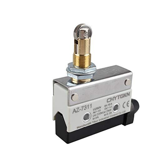 Horizontal Limit Switch AZ7311 TZ7311 Micro Momentary Parallel Roller Plunger Actuator AC 380V ...