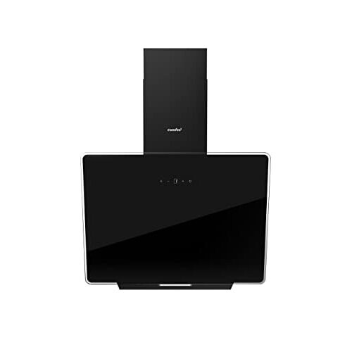 60cm Angled Cooker Hood ANGJ64B60 Tempered Glass Extractor Hood with ...