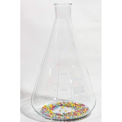 CONICAL ERLENMEYER FLASK 5L 5000ML BOROSILICATE GLASS on OnBuy