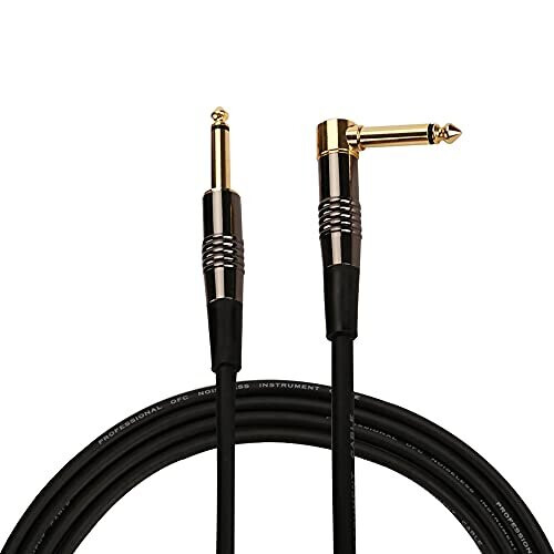 Guitar Cable3 Meters Noiseless GuitarBass Lead14 Straight to Right ...
