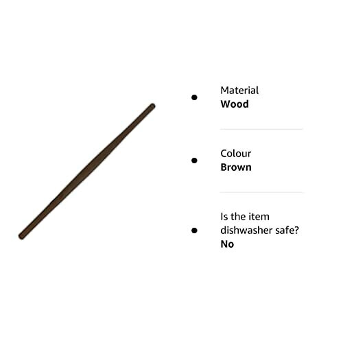 Wooden Gujarati Rolling Pin Velan Roti Rotti Chapati Baking Indian Nan ...