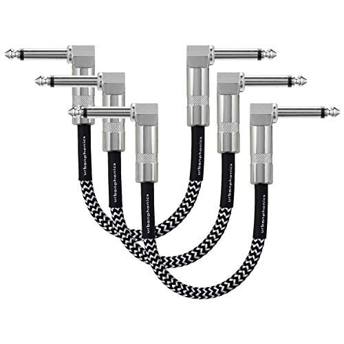 Guitar Patch Cable 635mm Jack Pro Grade Noiseless 23 cms Pedalboard ...