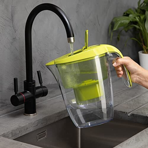 LIVEWATER nouveaux smart water filter jug for reduction of chlorine ...