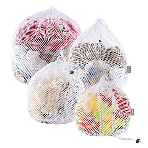 Mesh Laundry Washing Bags 4 Set Thicker Net Laundry Wash Bags for ...