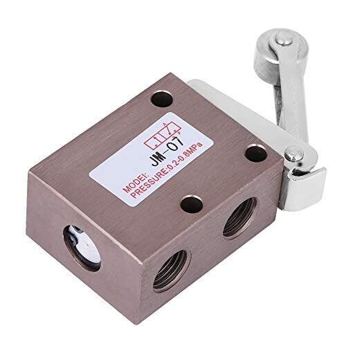 2 Position 3 Way Pneumatic Roller Lever Mechanical Valve PT 14 Thread Pneumatic Valve on OnBuy