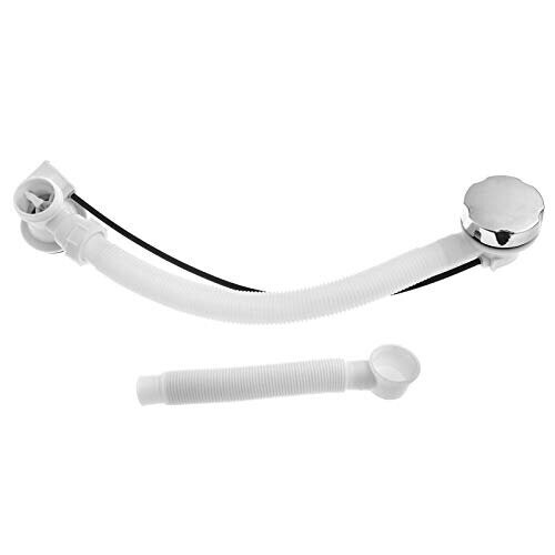 Bath Waste Overflow Plastic Bathroom Concealed Tub Overflow Pop Up ...