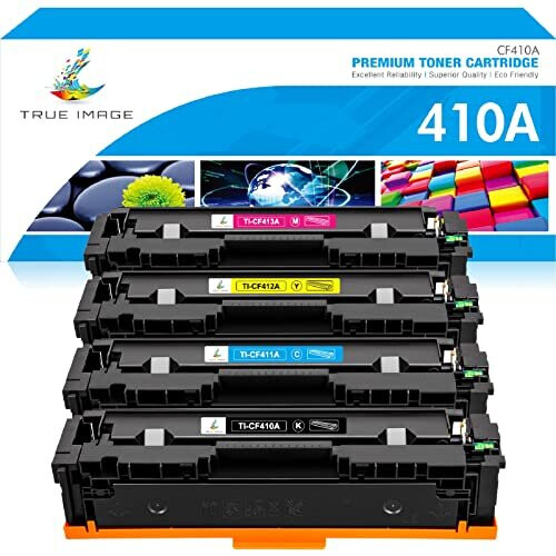 Compatible Toner Cartridge Replacement for HP 410A CF410A 410X CF410X ...