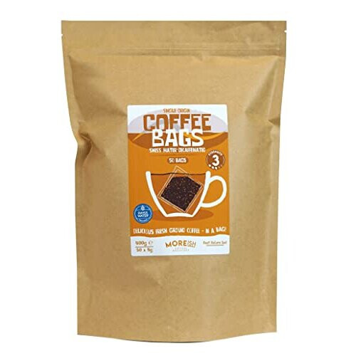 Decaf Coffee Bags Swiss Water Decaffeinated 50 Coffee Bags on OnBuy