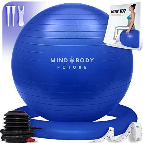 Yoga Ball Chair Exercise Ball Stability Ring For Pregnancy Balance ...