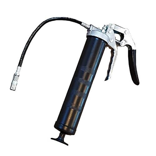 Pistol Grip Grease Gun Heavy Duty 5000 Psi with Flexible Hose and ...