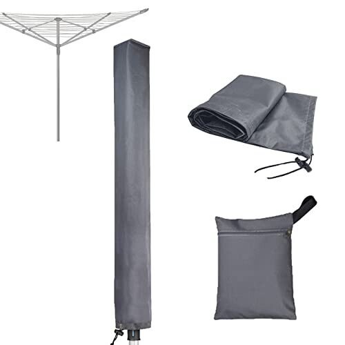 RICHIE Rotary Airer Cover Rotary Clothes Line Cover Washing Lines Cover ...