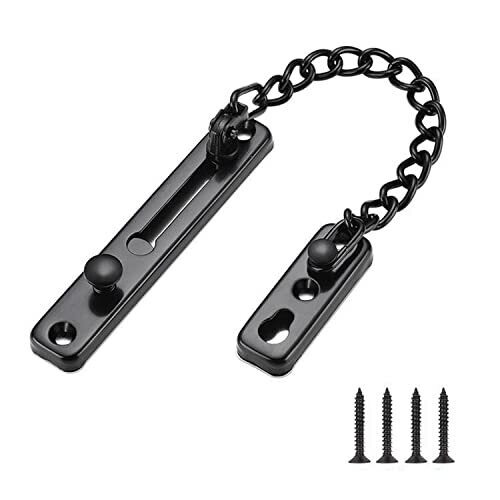 JINXM Door Security Chain Sliding Bolt Latch Guard Safety Catch Guard ...