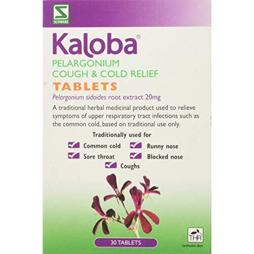 Kaloba Pelargonium Cough and Cold Relief Tablets 30 g on OnBuy