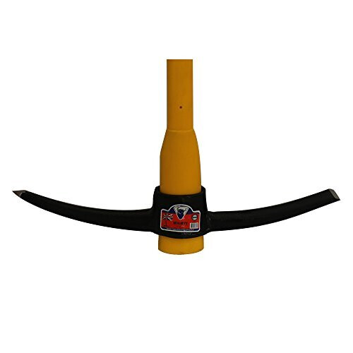 Mighty Pick Axe 5lb Steel Head Heavy Duty Fibreglass Handle shaft ...