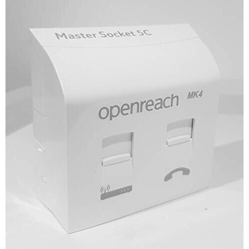 2019 BT Openreach NTE5c MK2 Master Socket with MK4 VDSL Front Plate ...