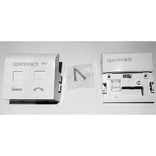 2019 BT Openreach NTE5c MK2 Master Socket with MK4 VDSL Front Plate ...
