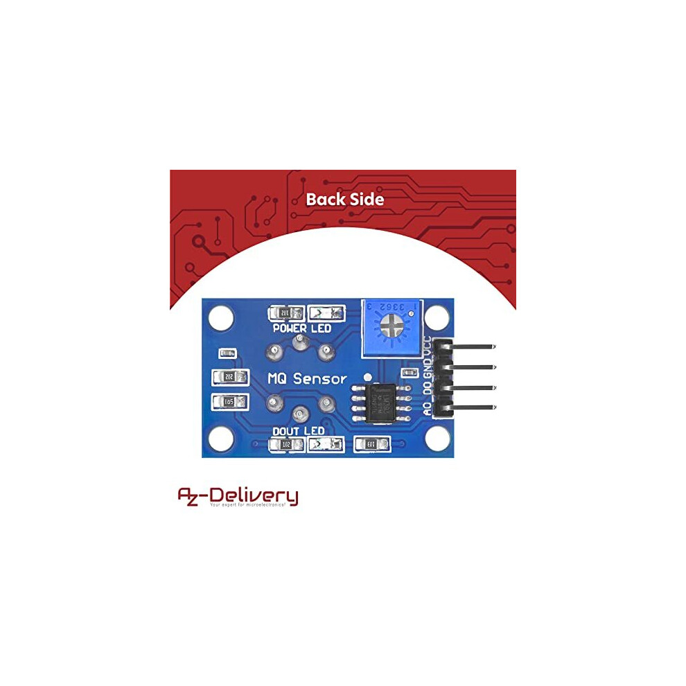 3 x MQ2 Butane Hydrogen Gas Smoke Detector LPG MQ2 Air Quality Sensor ...