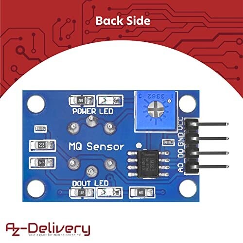3 x MQ2 Butane Hydrogen Gas Smoke Detector LPG MQ2 Air Quality Sensor Module Compatible with ...