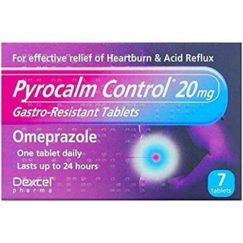 Pyrocalm Control GastroResistant Tablets 20mg 7 Tablets on OnBuy