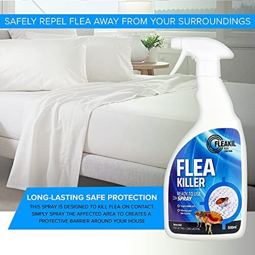 FleaKil Flea Killer Spray Fast Acting Flea Repellent Killer Spray For ...