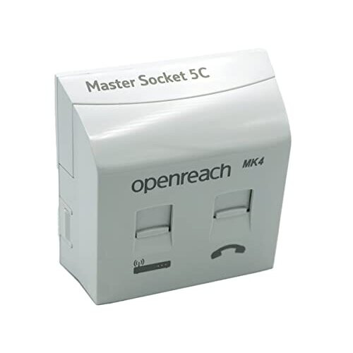 BT Openreach NTE5C MK2 Master Telephone socket MK4 Faceplate Back Box ...