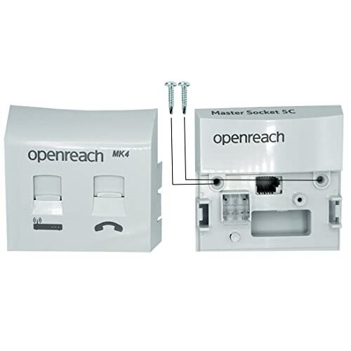 BT Openreach master phone socket NTE5C MK2 MK4 Faceplate Combination ...