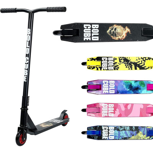 Stunt Scooter Kids Freestyle 360 Degree Strong Quad Clamp Fixed Bar ...