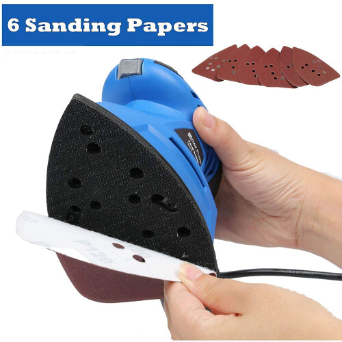 Detail Mouse Sander 130W 12000RPM Electric Compact Sanders with Dust ...
