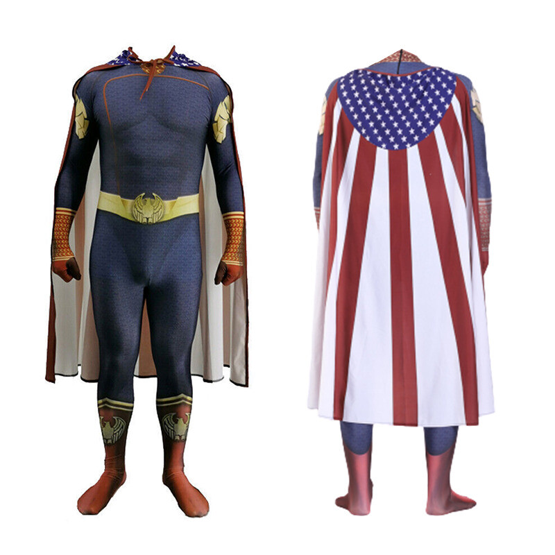 (Homelander, AdultXL) The Boys Cosplay Costumes Adults Kids Homelander ...