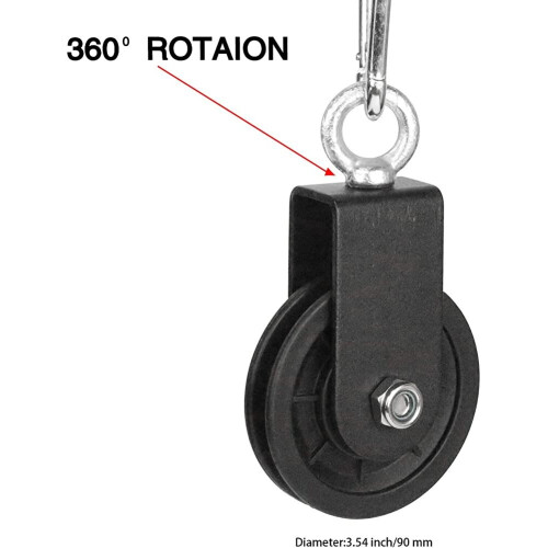 Swivel Pulley Block, Single Pulley Block with U-mount Bracket Pivot ...