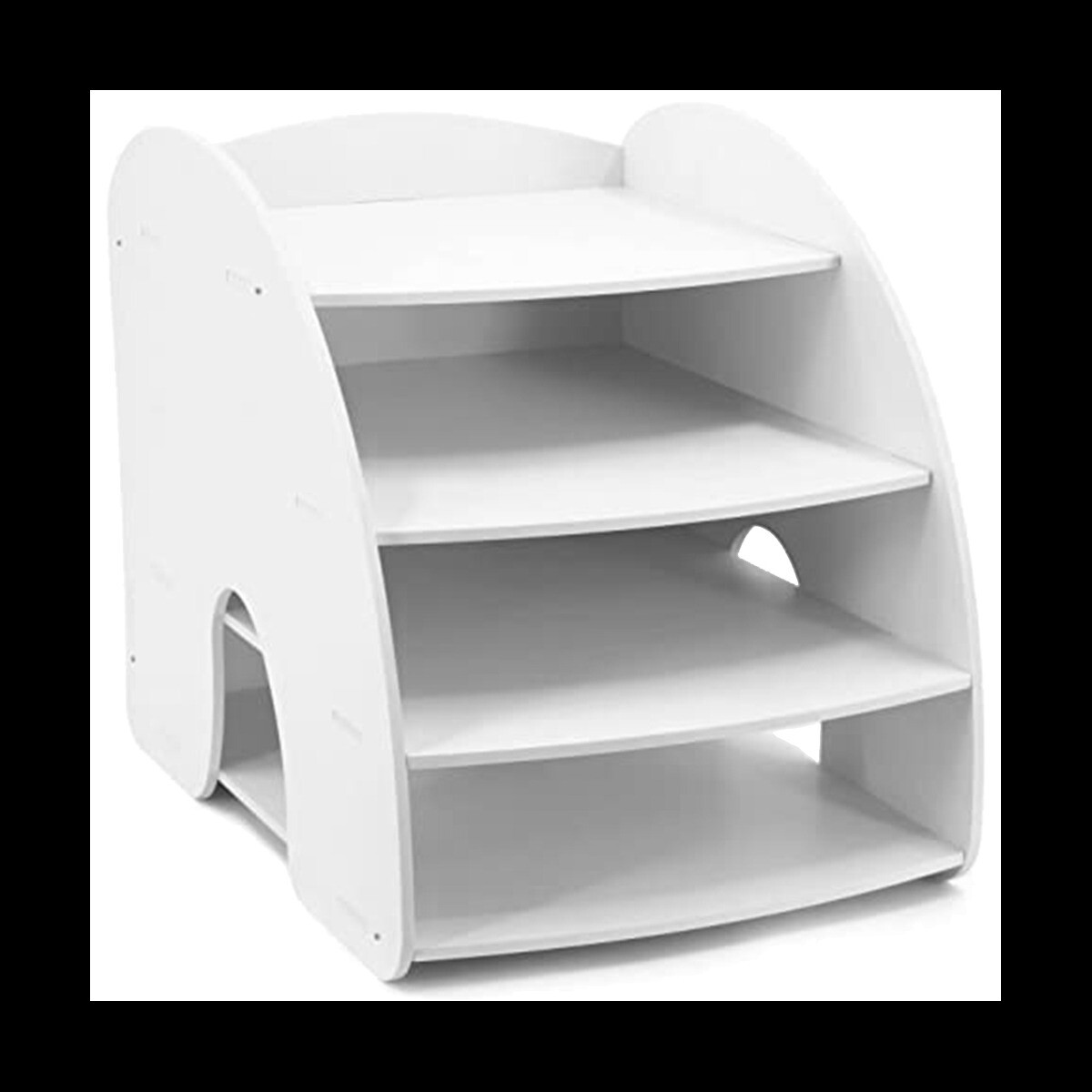 Desktop File Rack 4-Layer Folder Rack File Classification Finishing ...