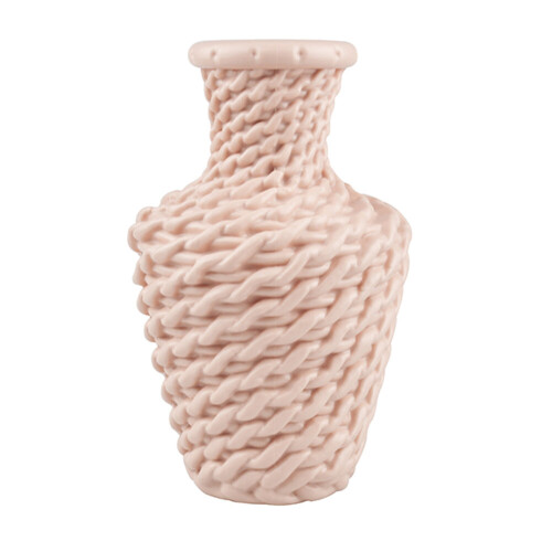 Imitation Rattan Vase Table Flower Arrangement Container Living Room ...