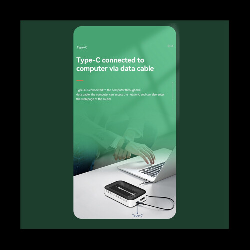 4G MiFi Mobile WiFi Router 150Mbps Portable Hotspot WiFi 5000MAh Mifi ...