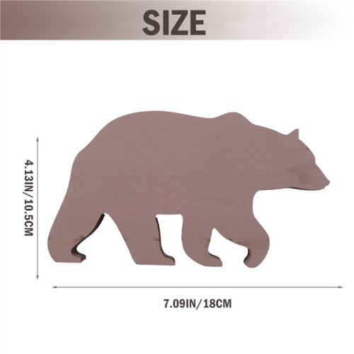 Bear and Deer , Bear Decorations , Bear Art Wall Decor, Rustic Home ...