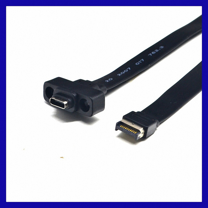 USB 3 1 Front Panel Type E Male To USB C Type C Expansion Cable Computer Motherboard Connector