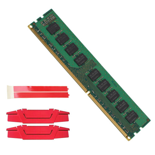 DDR3 4GB 1333MHz ECC Memory+Cooling Vest 2RX8 PC3-10600E 1.5V RAM ...
