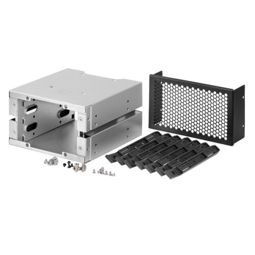 3.5 Inch HDD Cage Rack Hard Driver Tray Hard Drive Cage Support 3 HDD ...