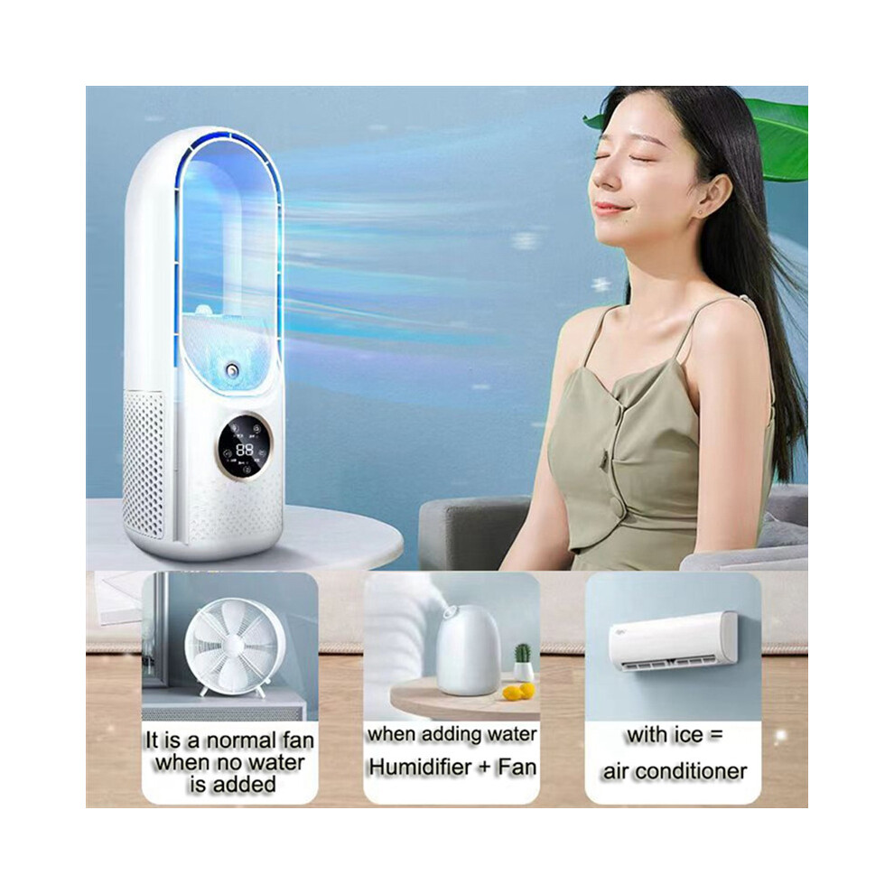 Air Cooler LED Display Air Conditioning Humidification Electric Fan 6 ...