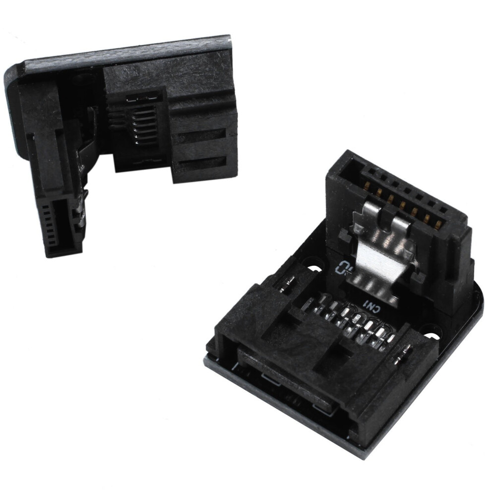 Sata 7Pin Female To 7Pin Male Angled Adapter Mainboard Motherboard For ...