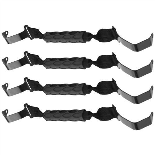 4Pcs Front&Rear Top Roof Roll Bar Grab Handles Fit for Wrangler JL JT ...