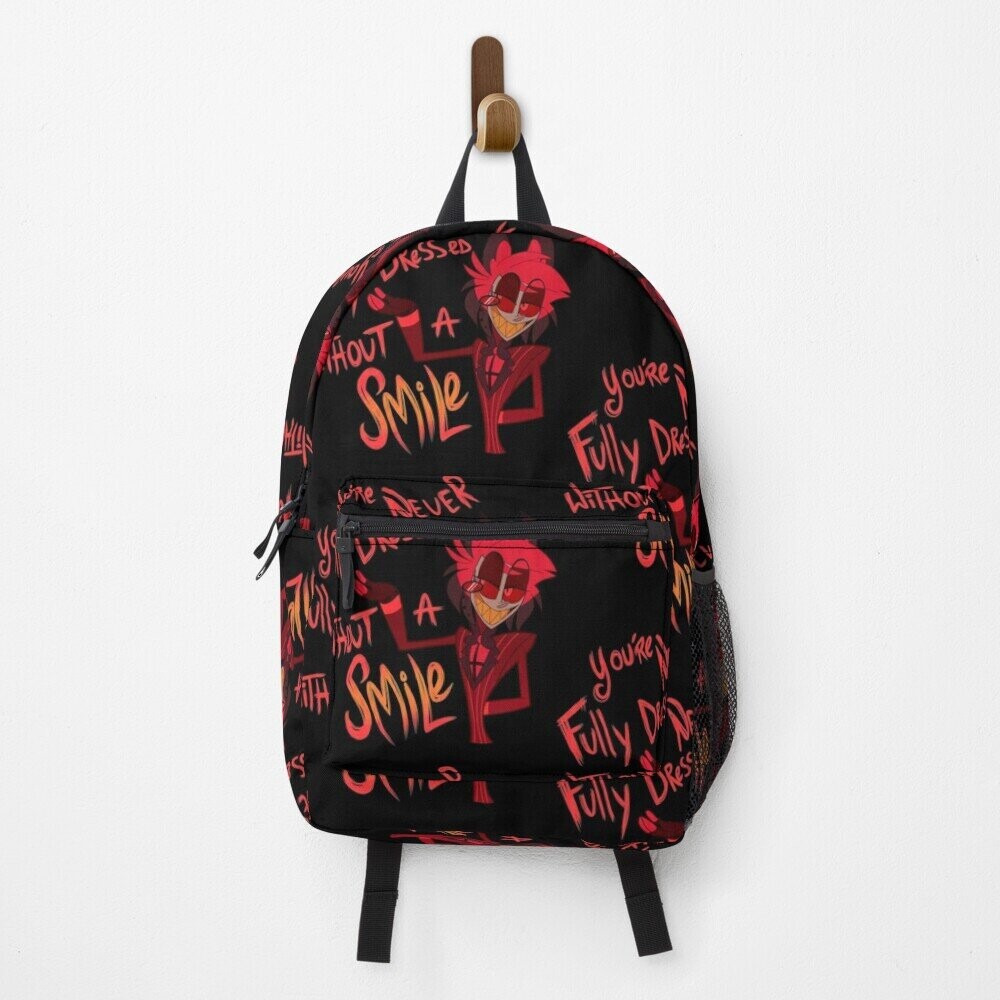 Backpack Alastor - Hazbin hotel School Bag Travel 15" on OnBuy