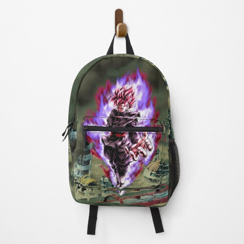 Backpack Goku Black - Super Saiyan Rose School Bag Travel 15" on OnBuy