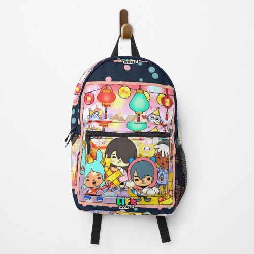 Backpack Beautiful birthday of toca boca, toca life world. birthday ...