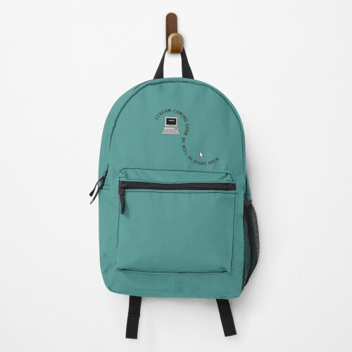 Backpack wilbur soot we will be right back twitch screen School Bag ...