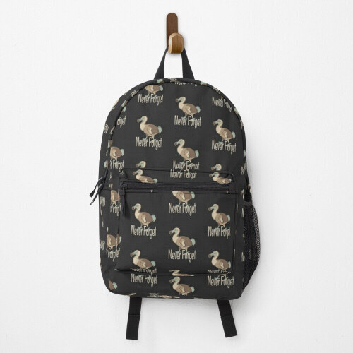 Backpack Dodo Bird Extinct Animal Never Forget Funny Birding ...