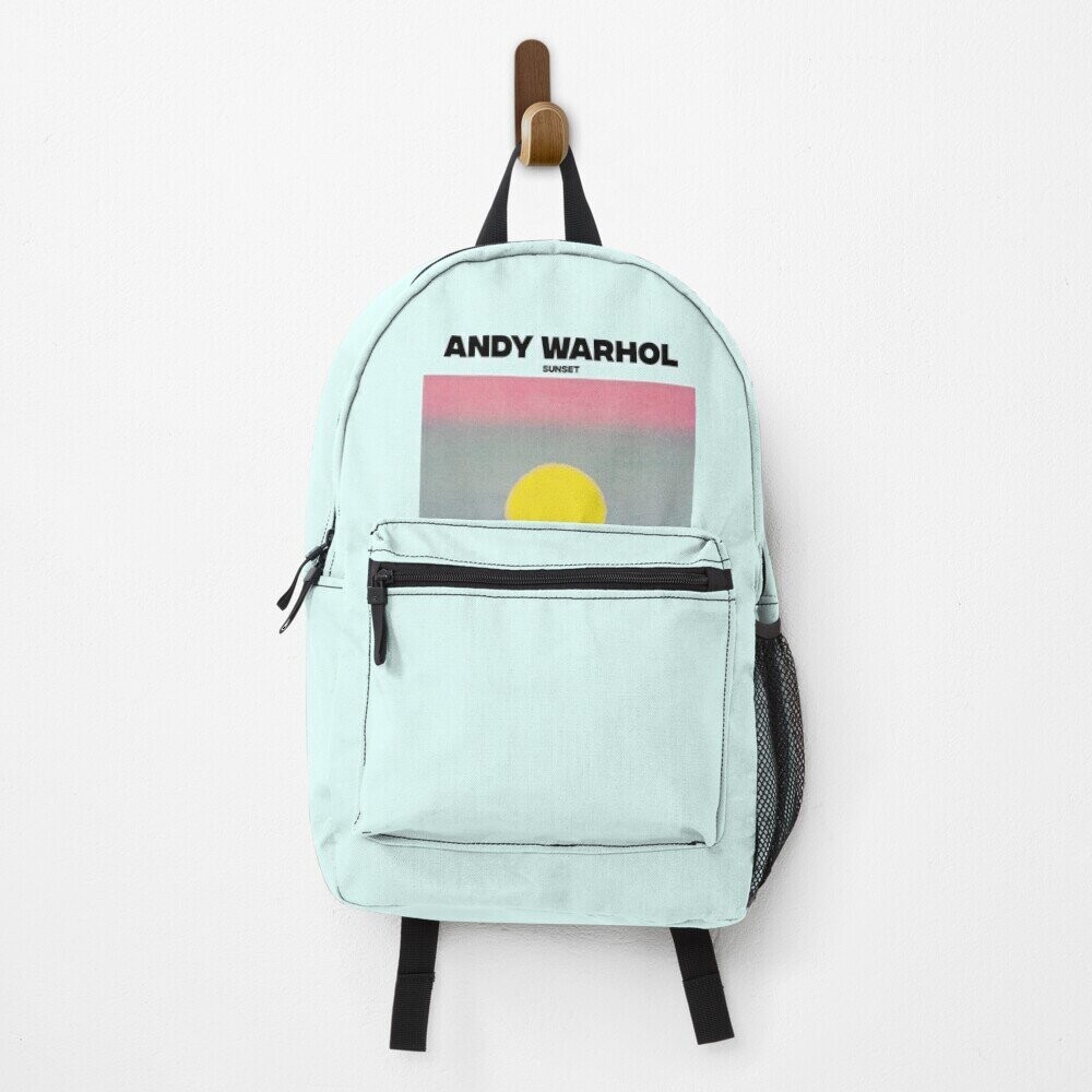 Backpack Andy Warhol Print, Andy Warhol Sunset, Printable Exhibition ...