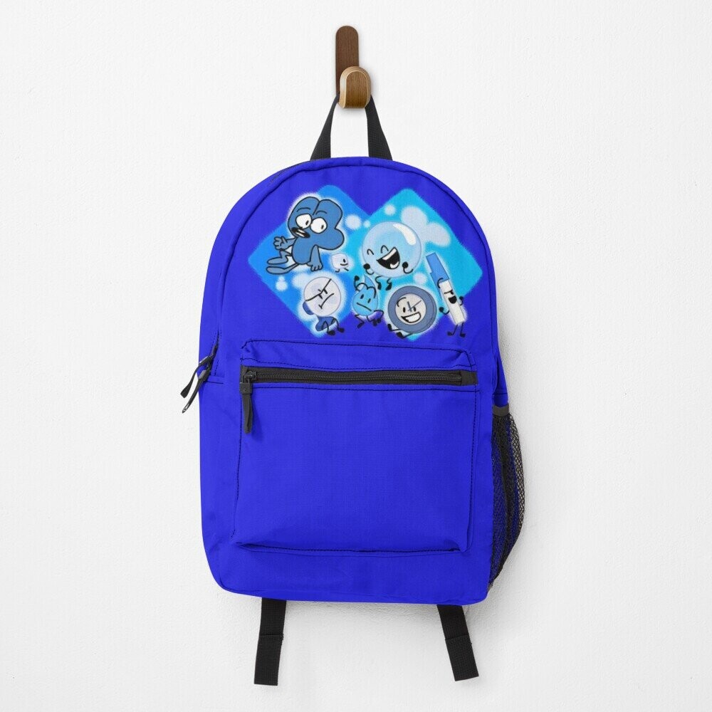 Backpack BFDI True Blue Friends Characters School Bag Travel 15" on OnBuy