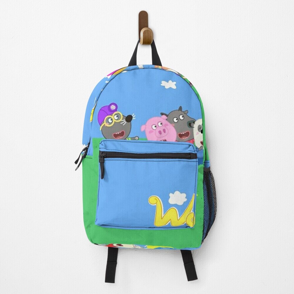 Backpack Pagia New Wolfoo and Friends is an animated 2021 School Bag ...