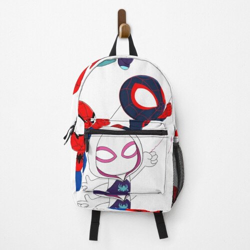 Backpack Cartoon spiders ghost, cute baby spidey girl, amazing friends ...