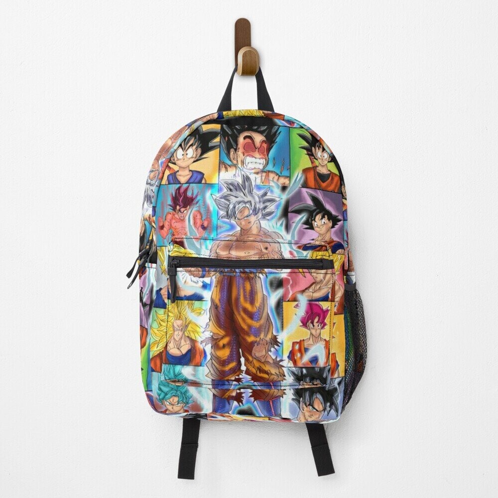 Backpack Goku From Kid To Master School Bag Travel 15" on OnBuy